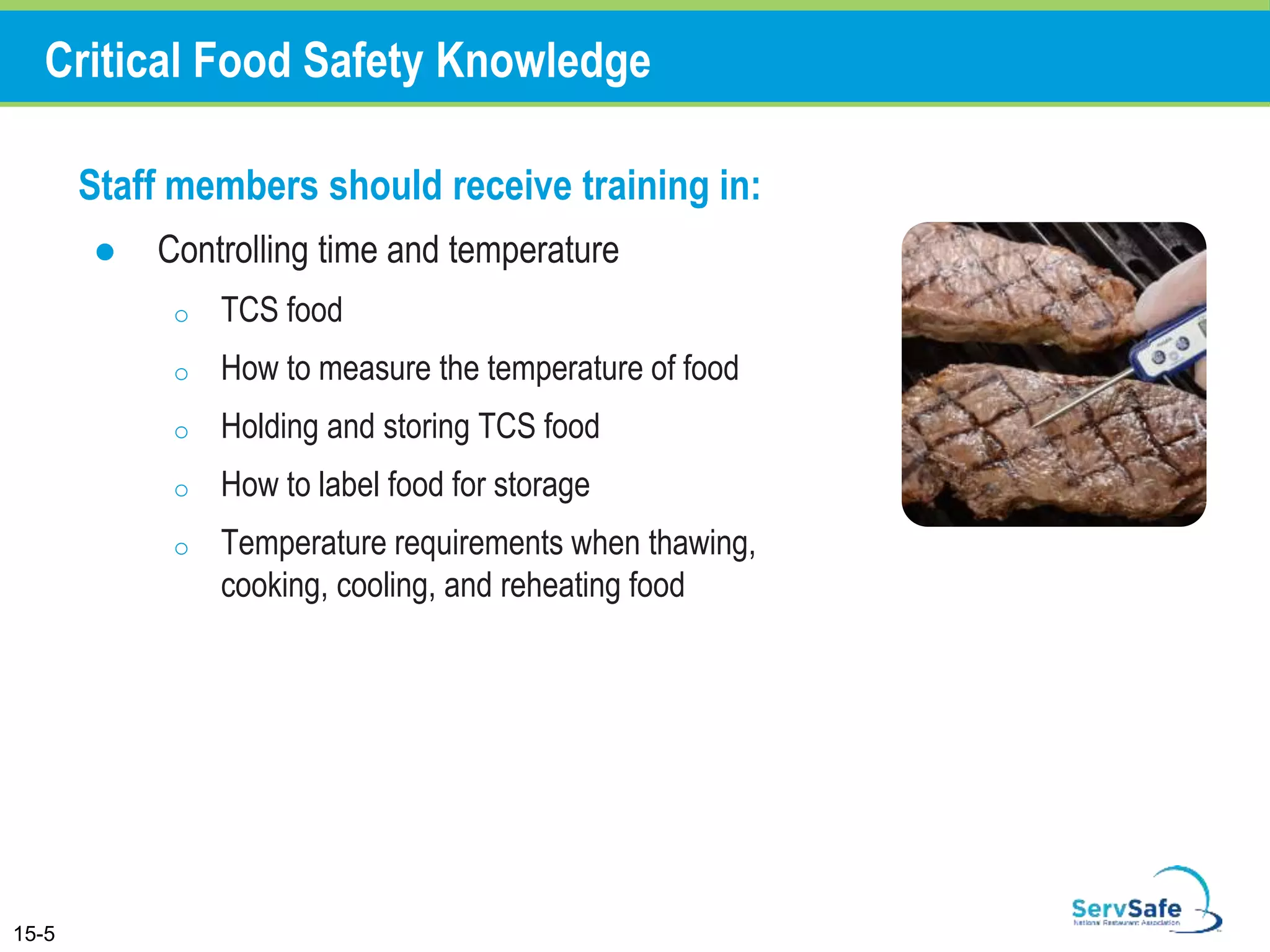 Chapter 15 Staff Food Safety Training | PPTX