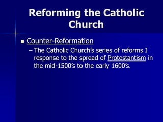 The Counter Reformation | PPT