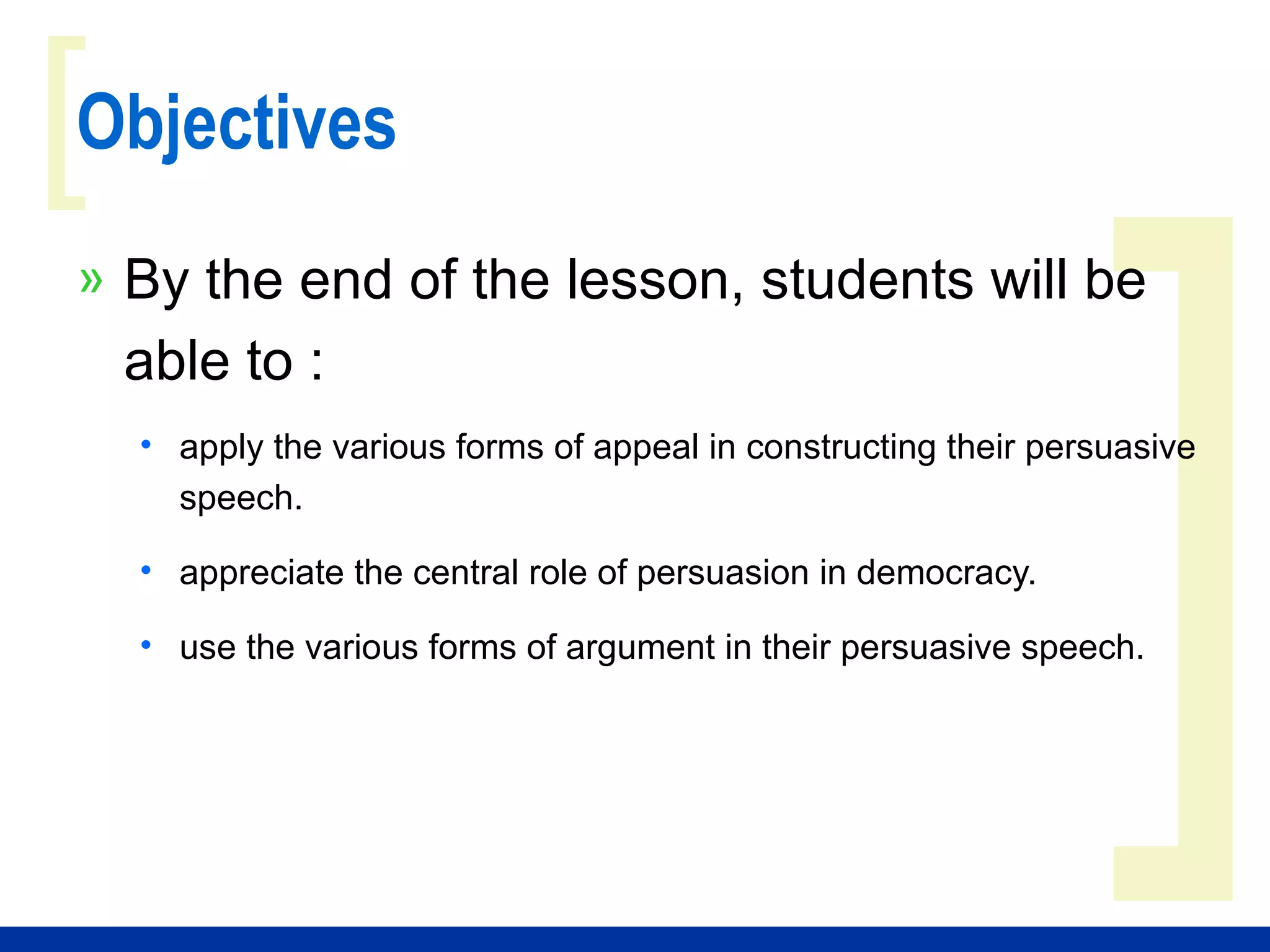 Tools for Persuasion | PPT | Science