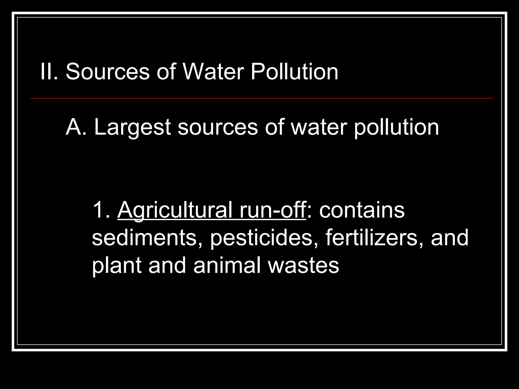 Chapter 15 – water quality and pollution | PPT