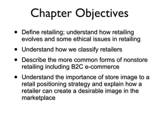 Chapter 16 - Retailing | PPT