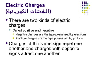 Chapter16 : Electric Force and Field | PPT