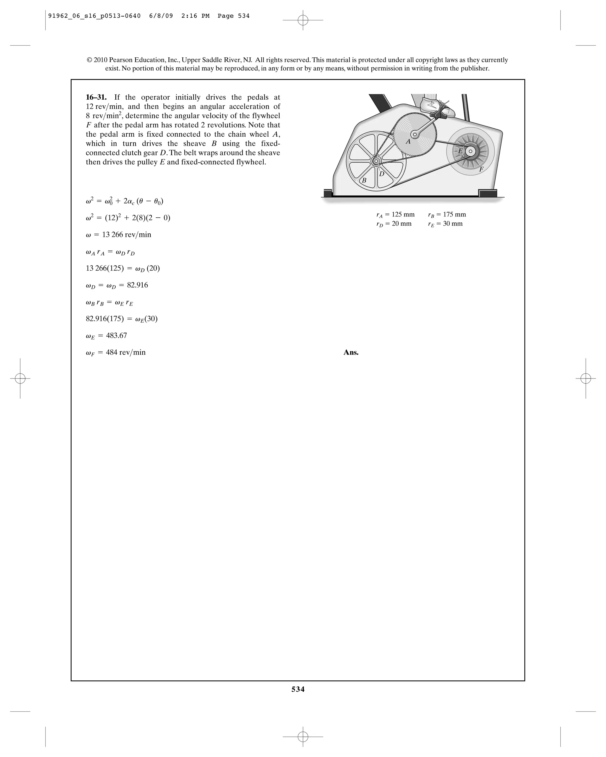 capitulo 16 de dinamica | PDF