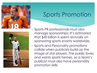 Public Relations in Entertainment, Sports, and Tourism | PPTX ...