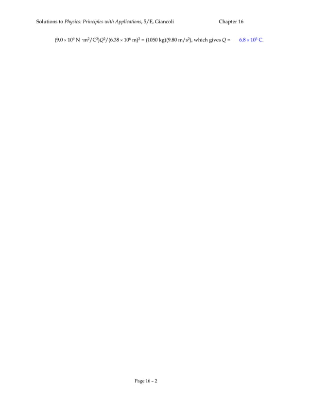 Chapter16 giancoli edisi 5 jawaban | PDF