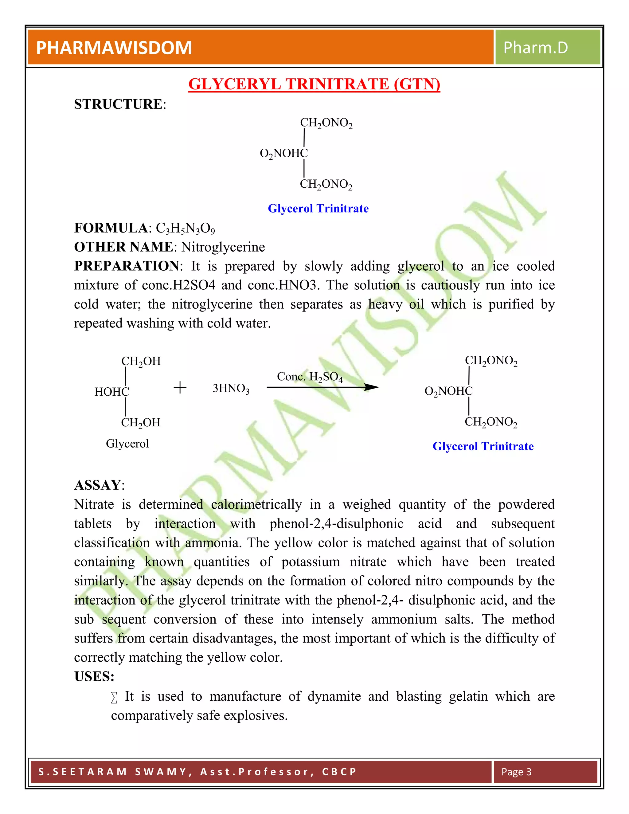 STUDY OF FOLLOWING OFFICIAL COMPOUNDS | PDF