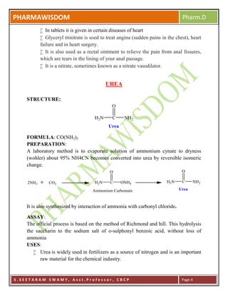 STUDY OF FOLLOWING OFFICIAL COMPOUNDS | PDF