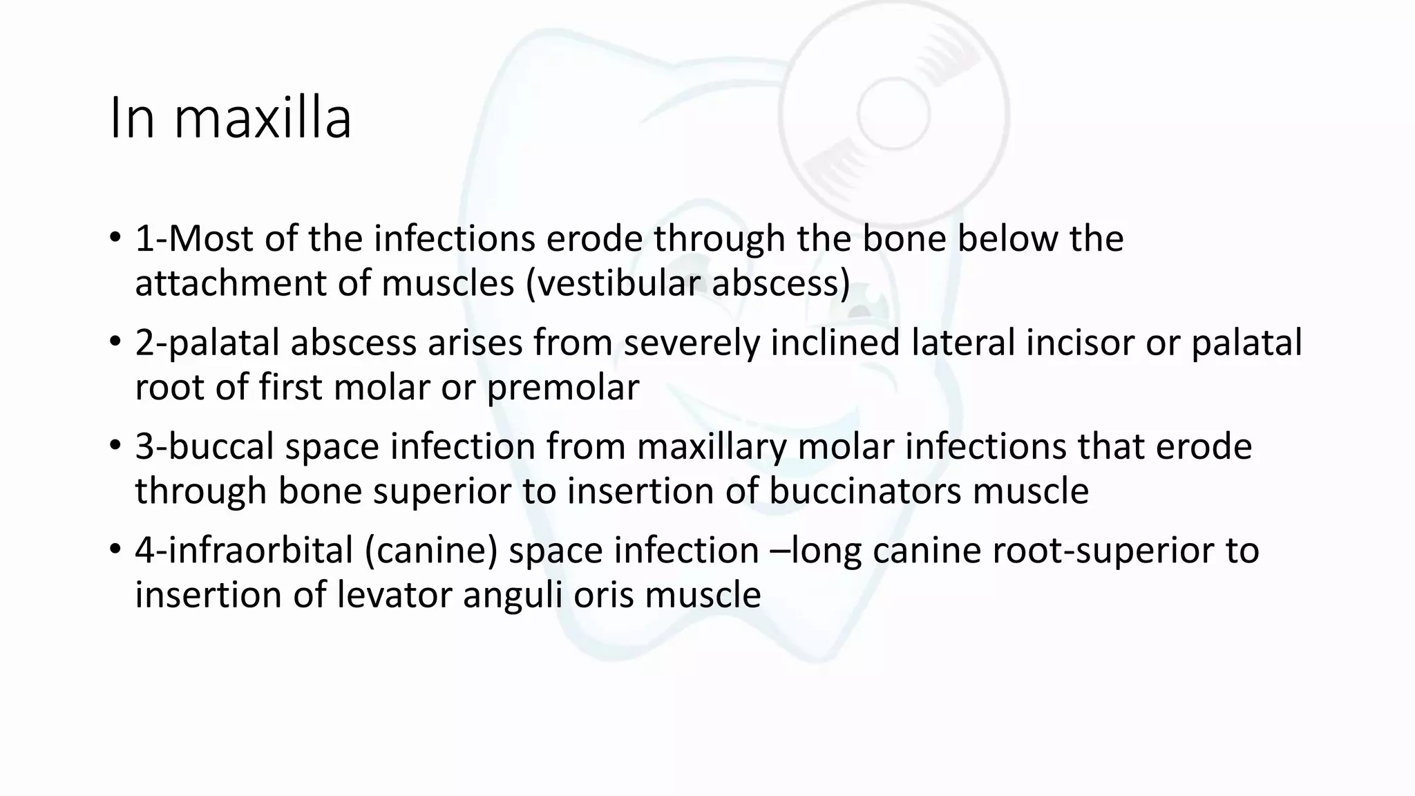 Principles of management and prevention of Odontogenic Infections | PPTX