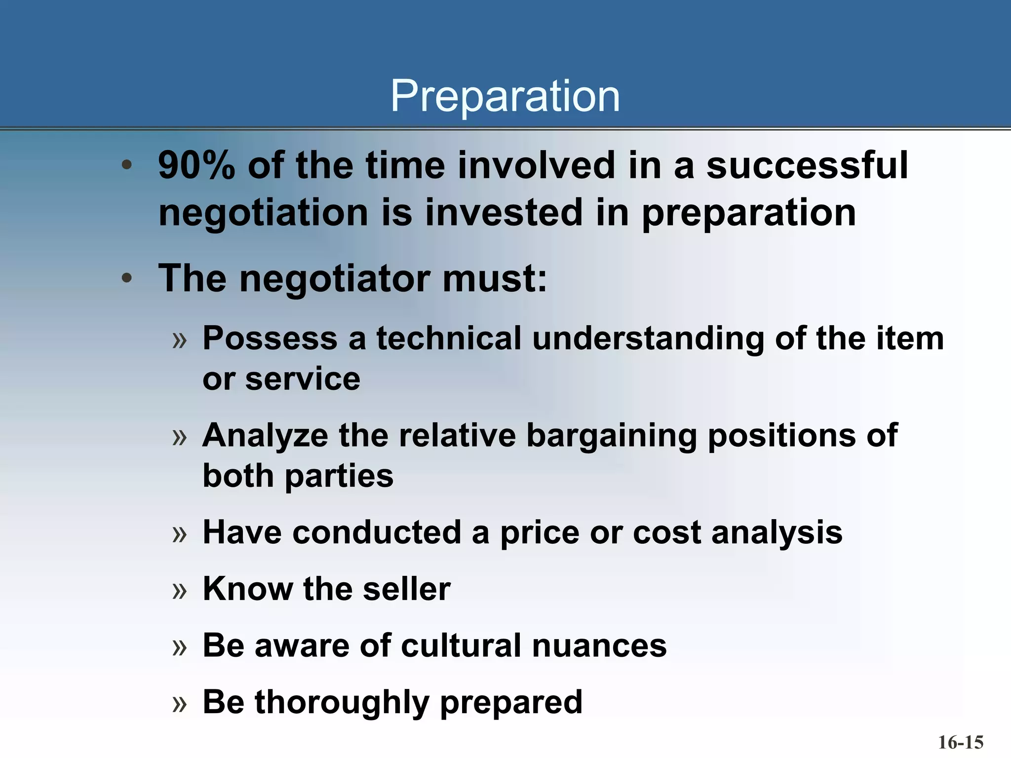 Chapter 16 Negotiation | PPTX