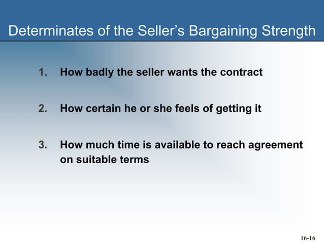 Chapter 16 Negotiation | PPTX | Business | Business and Finance