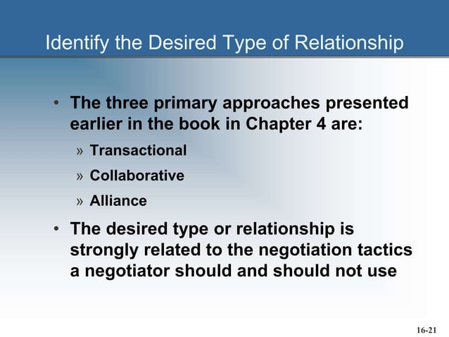 Chapter 16 Negotiation | PPTX | Business | Business and Finance