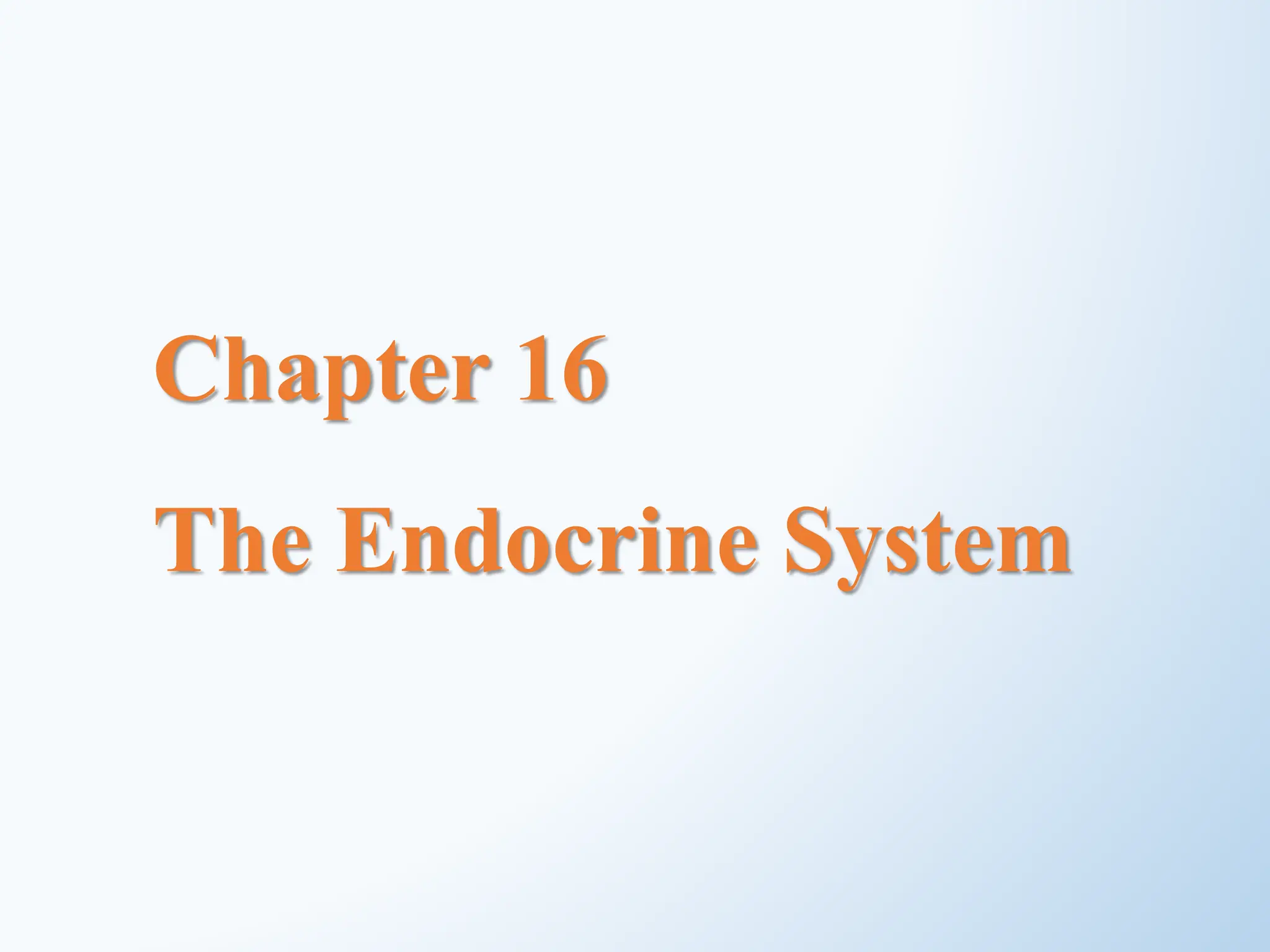 Chapter 16 - anatomy and physiology 2 class | PDF | Endocrine and ...