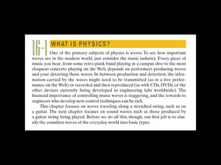 chapter 16 Wave and their Fundamentals of Waves | PPTX