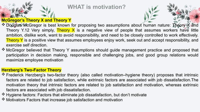 Management Introduction Motivating Employees | PPTX