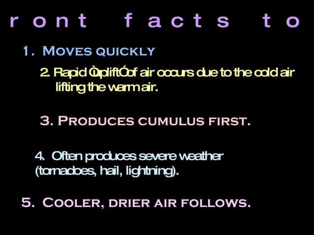 Chapter 16 2 Air Masses, Fronts And Weather Maps Andie | PPT | Weather ...