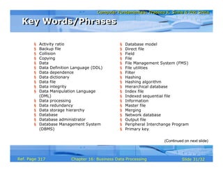 Chapter 16 bdp | PDF