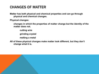 Chapter 16 chemistry grades 5-8 | PPT