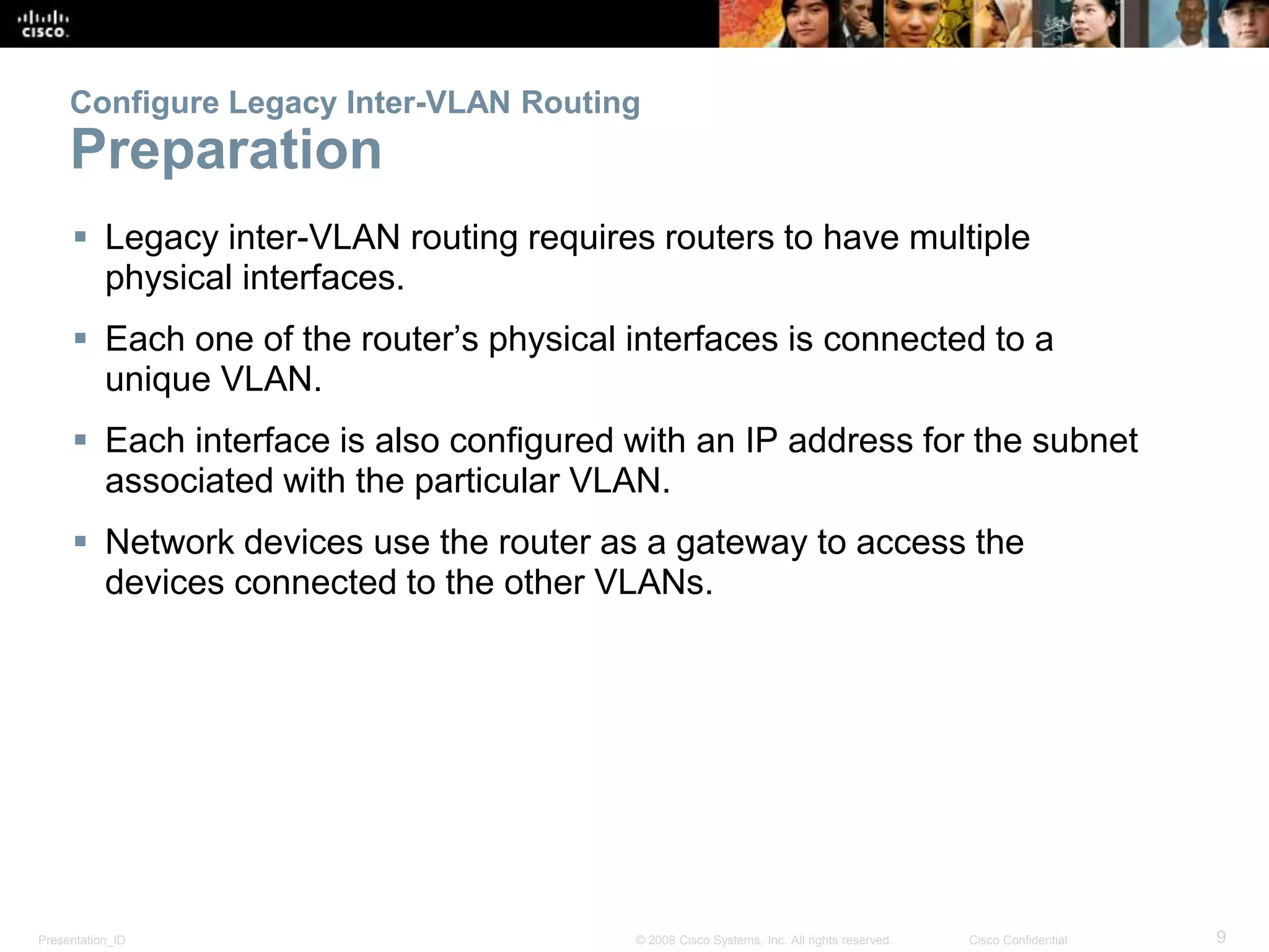 Chapter 16 : inter-vlan routing | PPTX