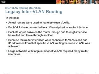 Chapter 16 : inter-vlan routing | PPT