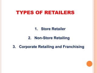 Chapter 16 managing retailing, wholesaling, and logistics | PDF