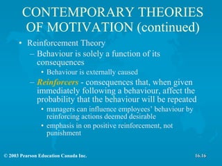 Chapter 16 Motivating Employees | PPT