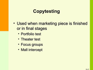 Chapter 16 promotion evaluation | PPT