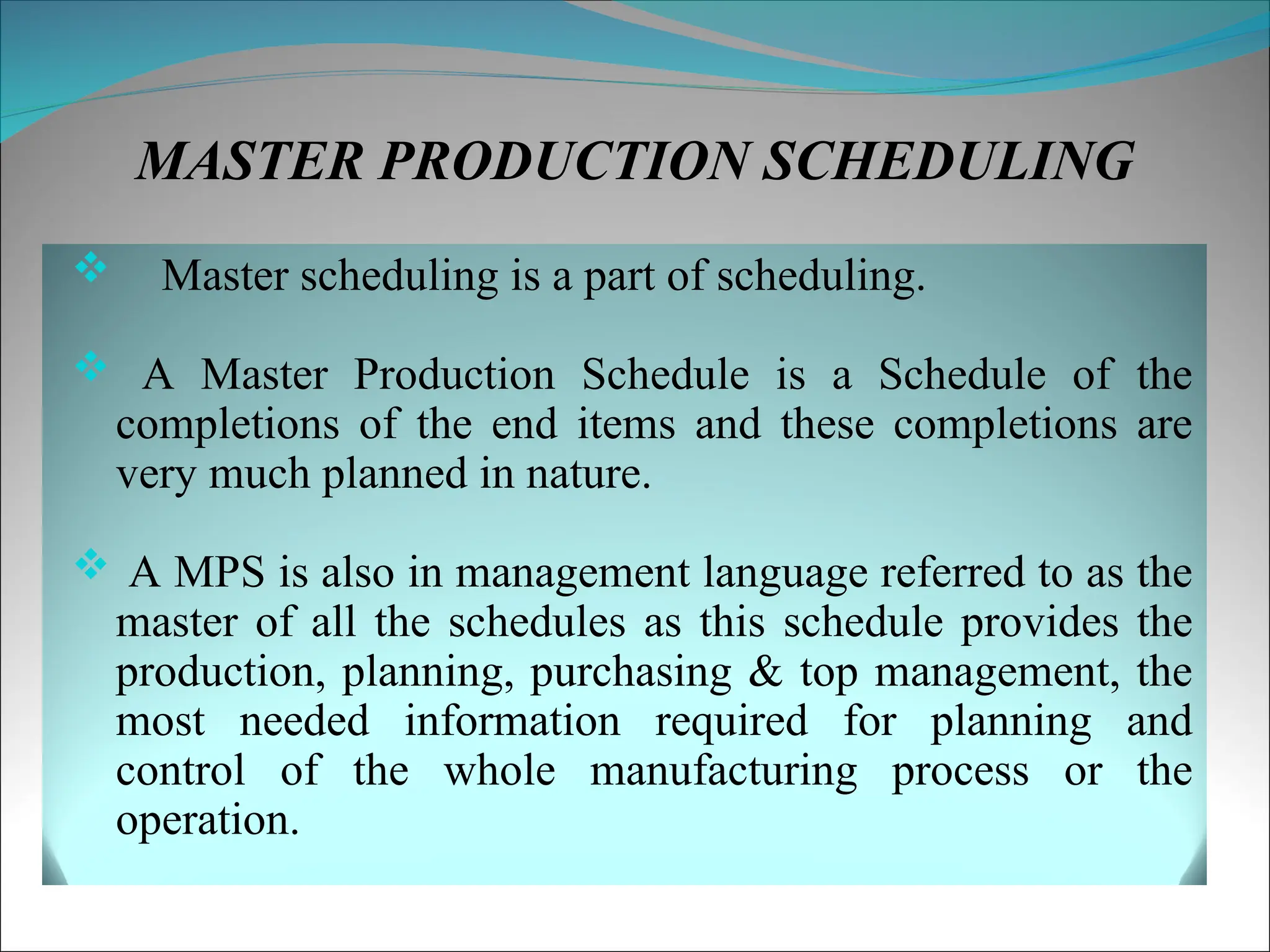 Chapter 16 - Scheduling in Management.ppt