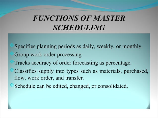 Chapter 16 - Scheduling in Management.ppt