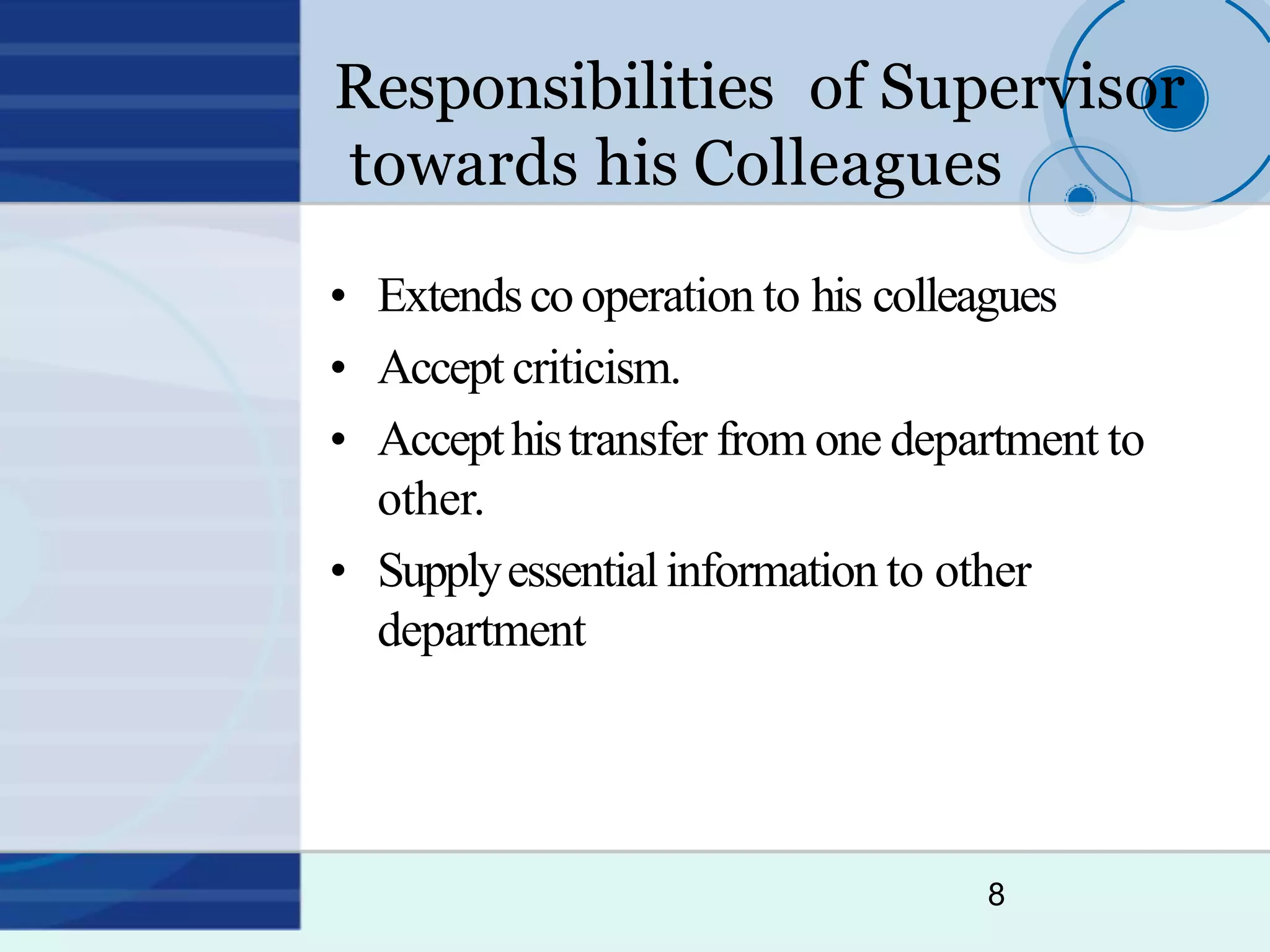 Supervision - Types, Techniques, Function and Responsibilities of of ...