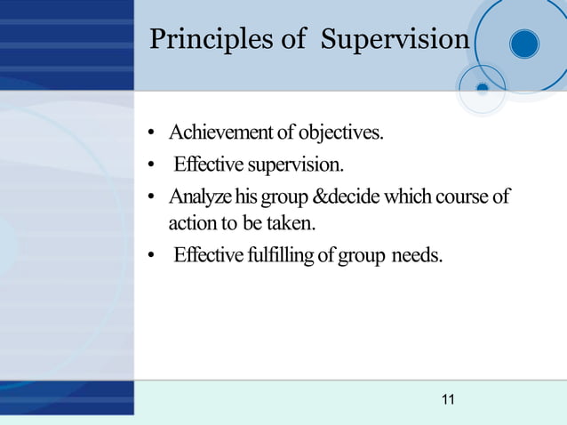 Supervision - Types, Techniques, Function and Responsibilities of of ...