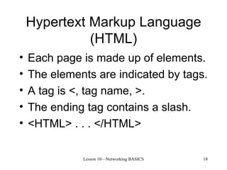 Chapter16 - the internet and its tools | PPT | Web Design and HTML ...