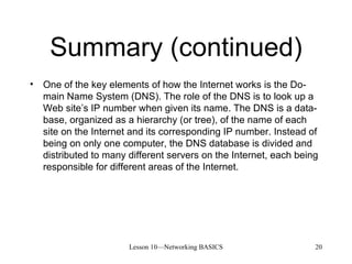 Chapter16 - the internet and its tools | PPT | Web Design and HTML | Internet