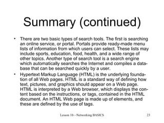 Chapter16 - the internet and its tools | PPT | Web Design and HTML ...