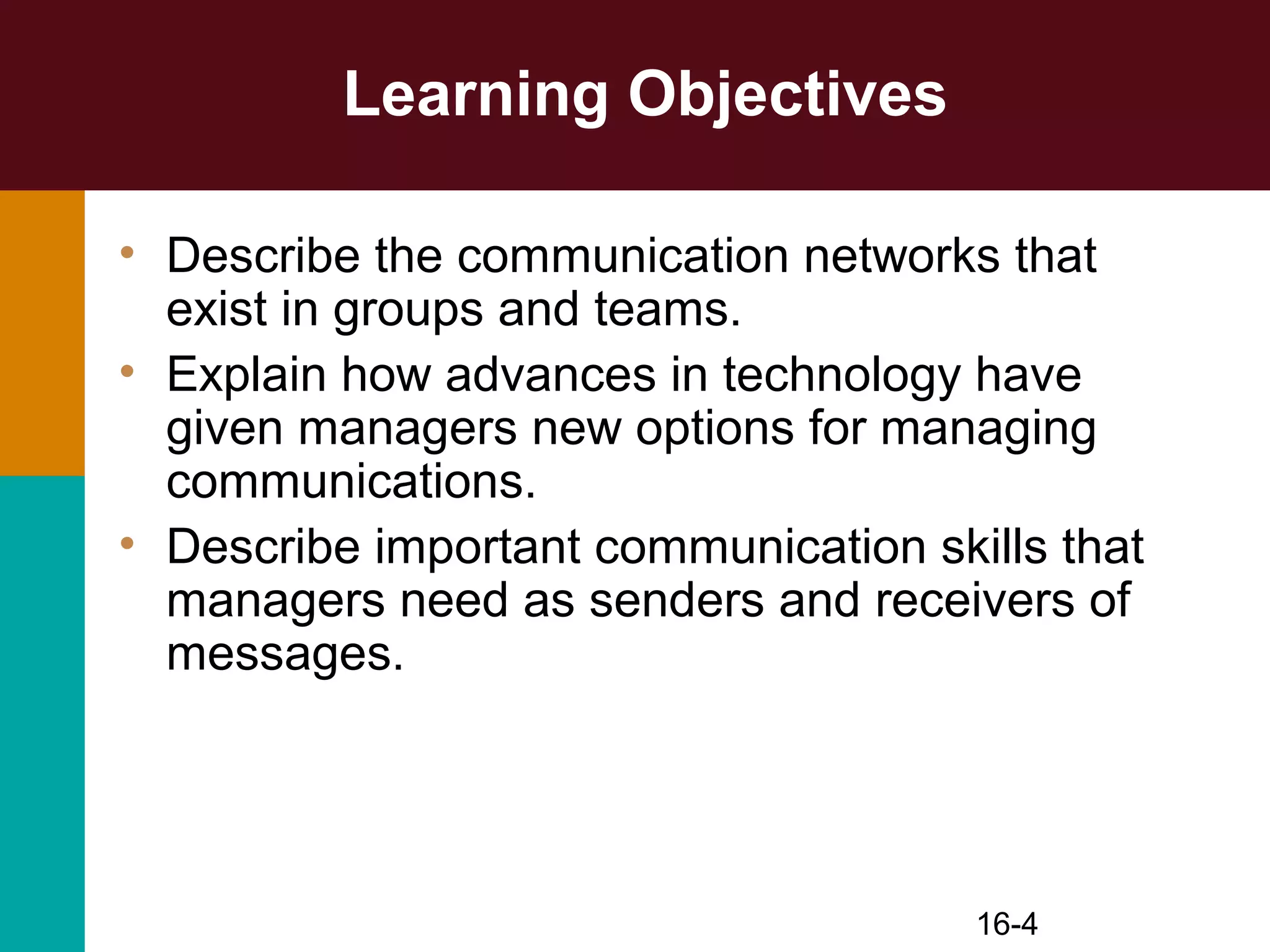 communication for management | PPT