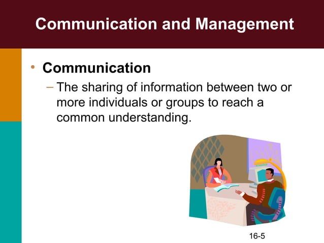 communication for management | PPT