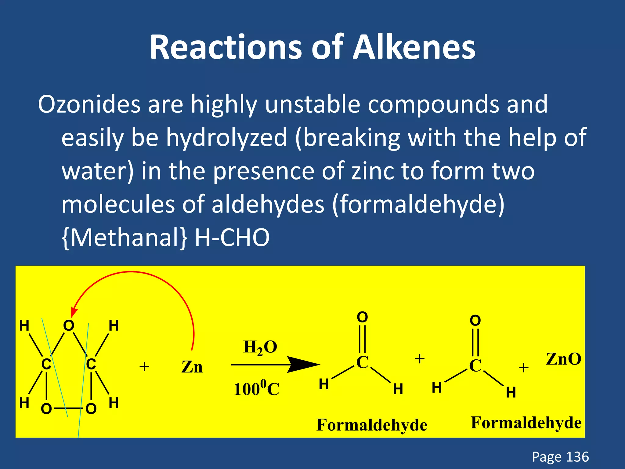 Chapter 16, alkenes hydration, lec 6 | PPTX | Chemistry | Science