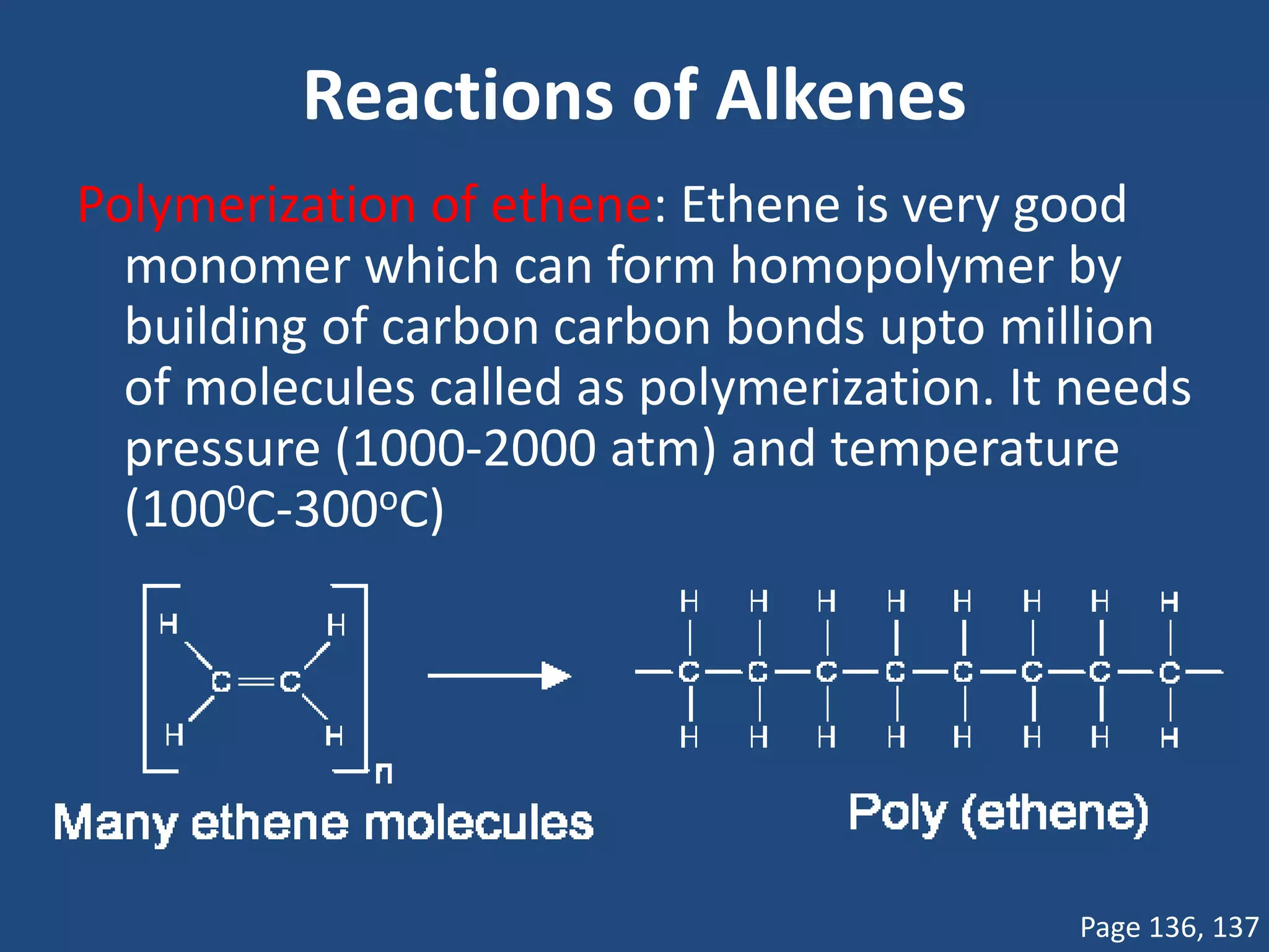 Chapter 16, alkenes hydration, lec 6 | PPTX | Chemistry | Science
