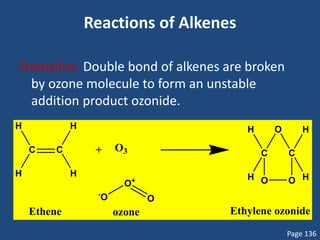 Chapter 16, alkenes hydration, lec 6 | PPTX | Chemistry | Science