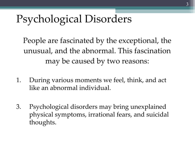 Chapter 16 ap psych- Abnormal Psych | PPT