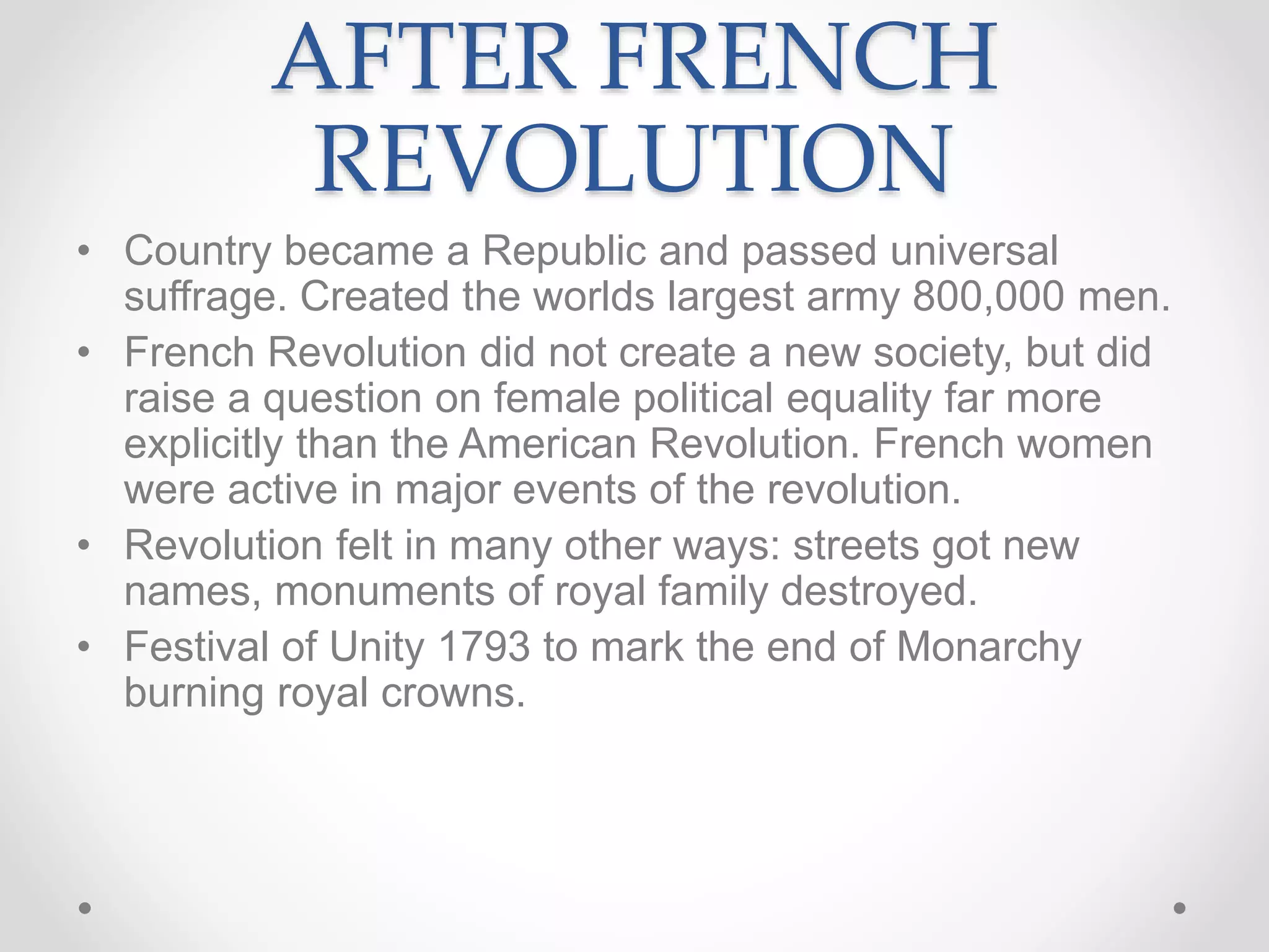 AP WORLD HISTORY: Chapter 16 Atlantic Revolutions: Global Echoes 1750 ...