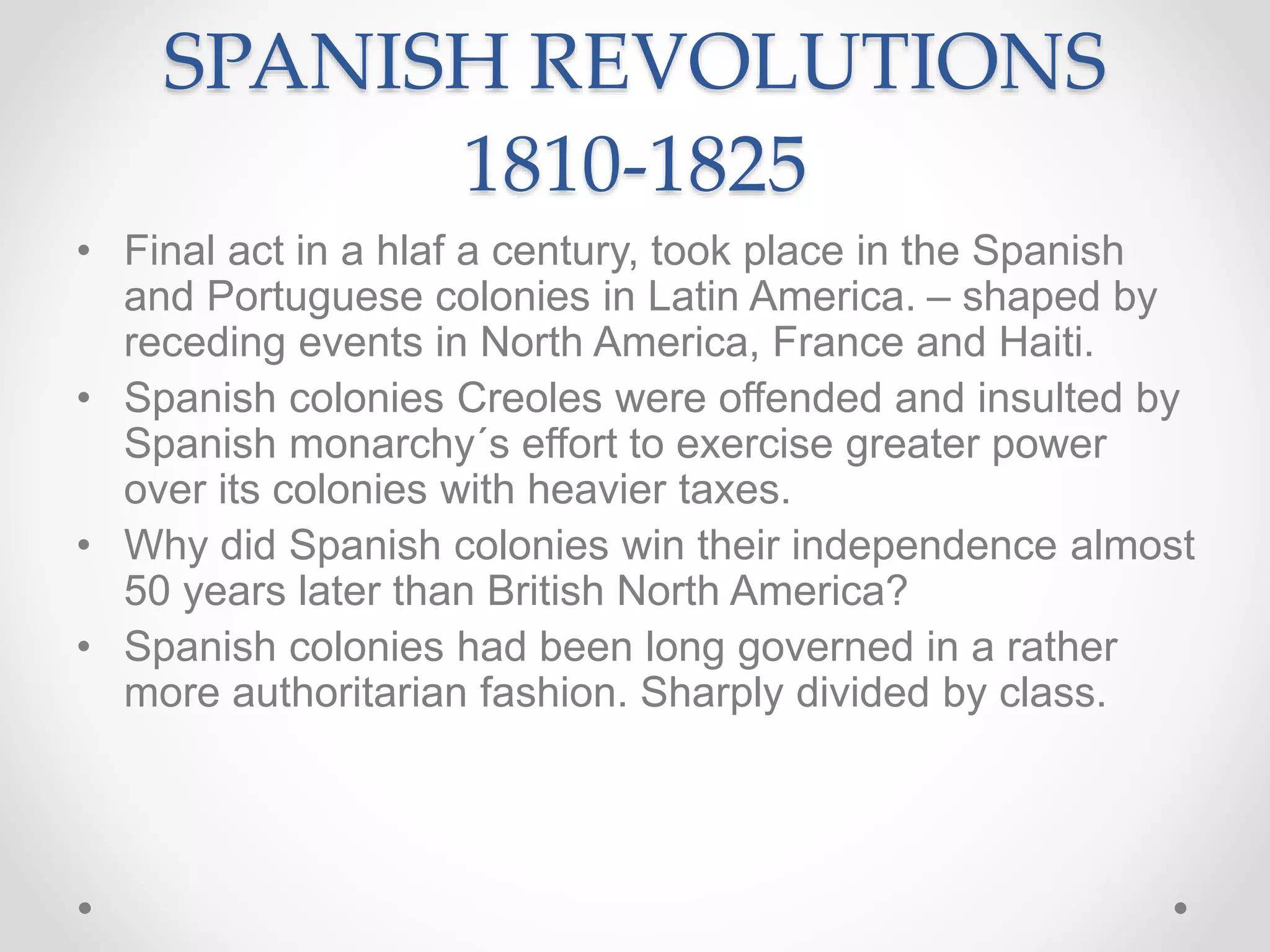 AP WORLD HISTORY: Chapter 16 Atlantic Revolutions: Global Echoes 1750 ...
