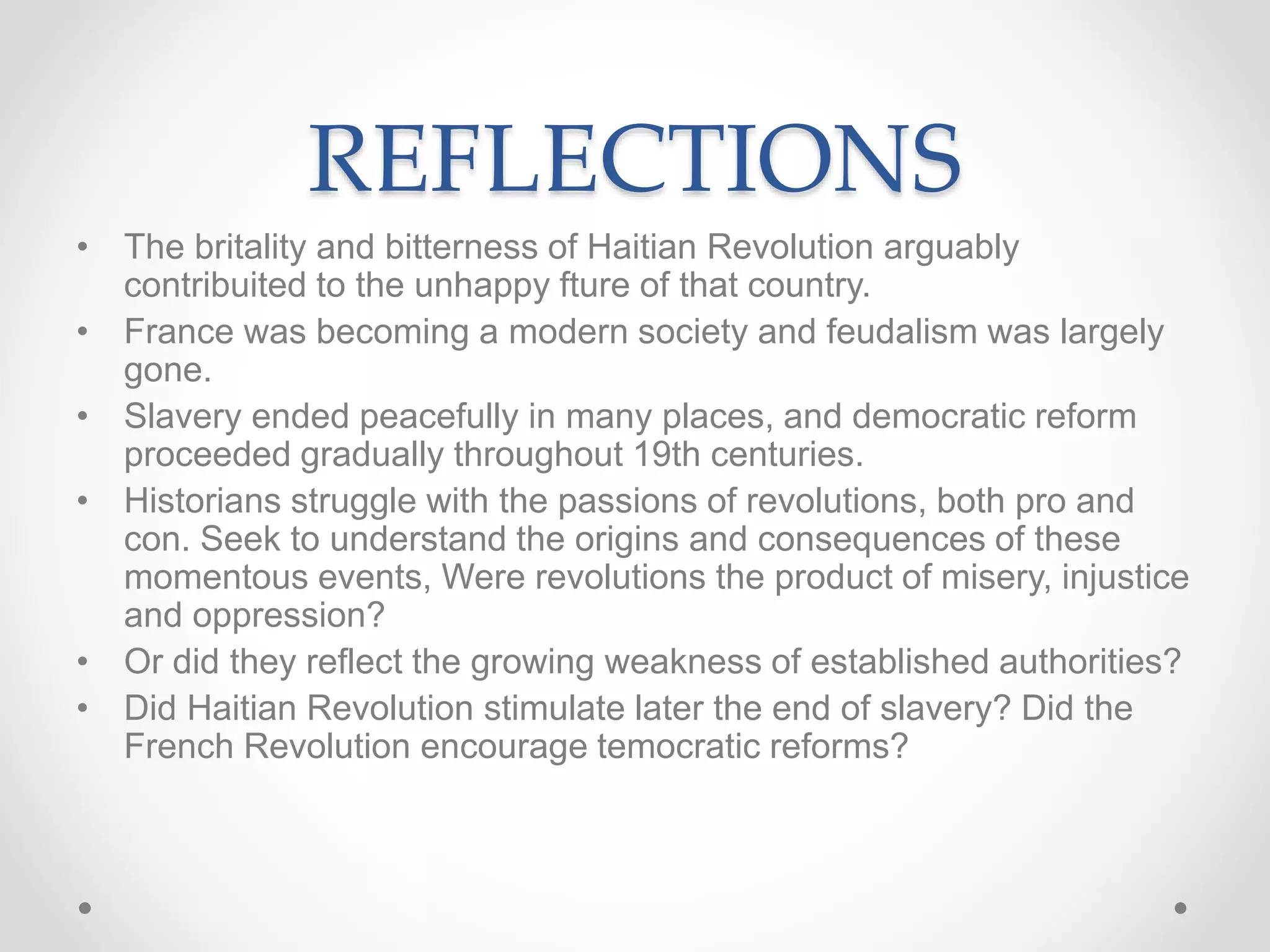 AP WORLD HISTORY: Chapter 16 Atlantic Revolutions: Global Echoes 1750 ...