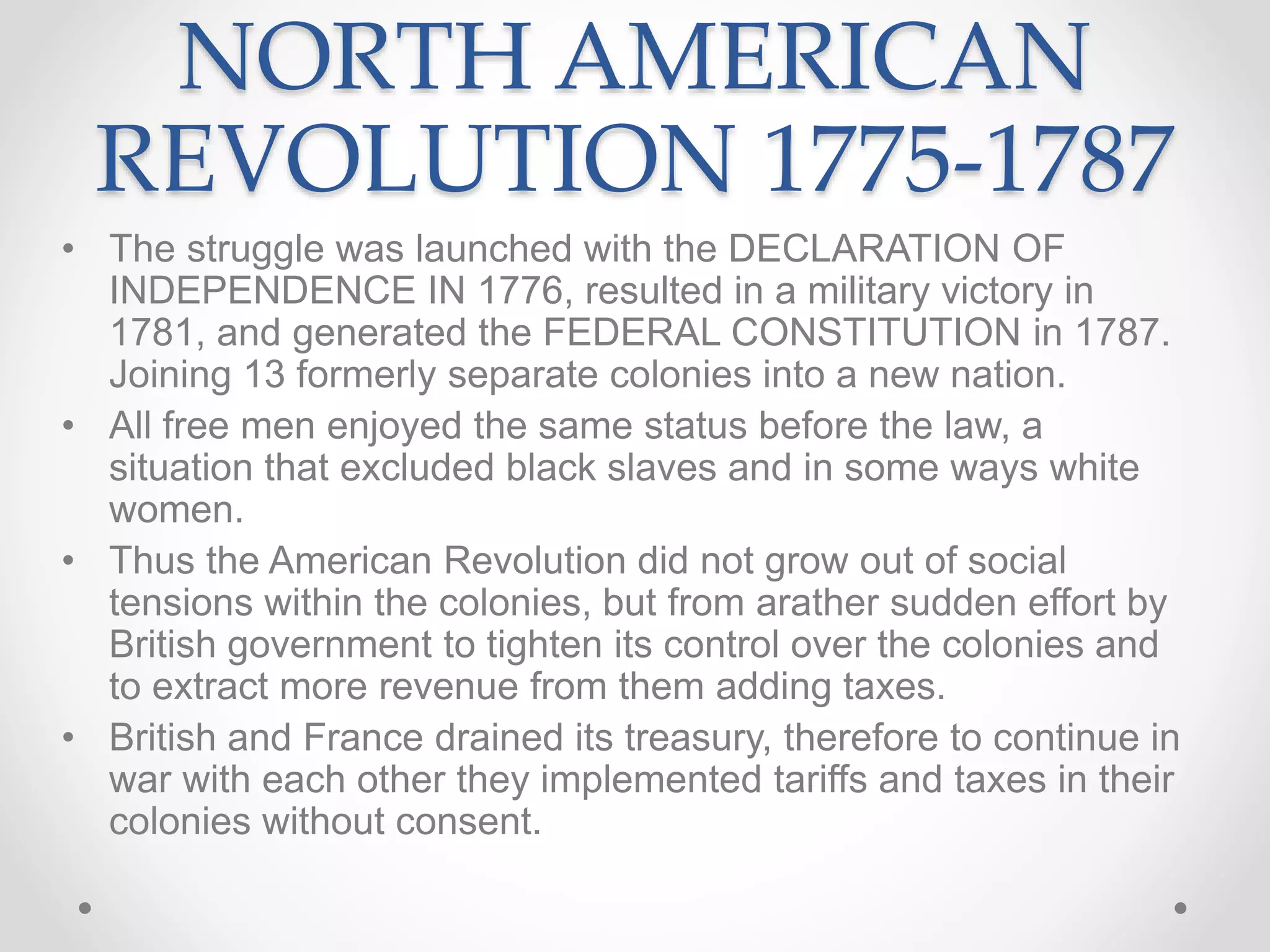 AP WORLD HISTORY: Chapter 16 Atlantic Revolutions: Global Echoes 1750 ...