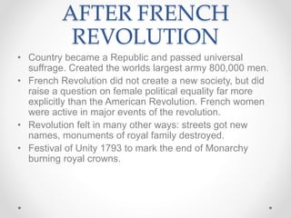 AP WORLD HISTORY: Chapter 16 Atlantic Revolutions: Global Echoes 1750 ...