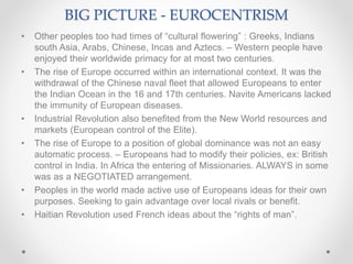 AP WORLD HISTORY: Chapter 16 Atlantic Revolutions: Global Echoes 1750 ...