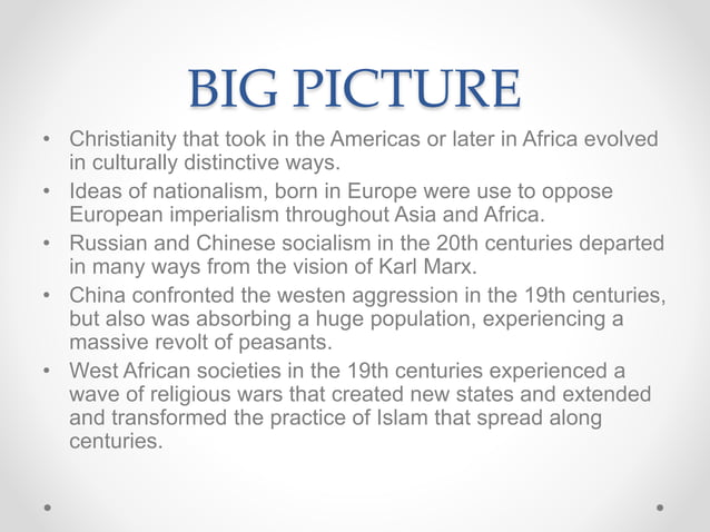 AP WORLD HISTORY: Chapter 16 Atlantic Revolutions: Global Echoes 1750 ...