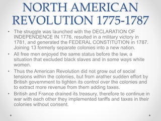 AP WORLD HISTORY: Chapter 16 Atlantic Revolutions: Global Echoes 1750 ...