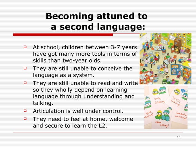 Chapter 16 Young Children learning languages | PPT