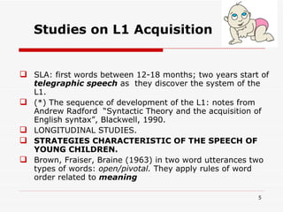 Chapter 16 Young Children learning languages | PPT