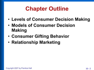 Chapter 16 Consumer Buying Decision | PPT | Advertising Industry ...